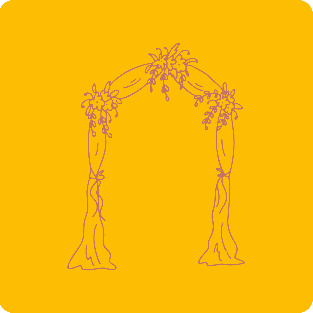 Over The Threshold Wedding Styling